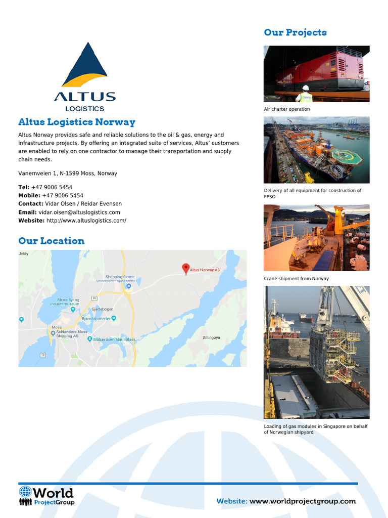 Altus Logistics Norway | PDF