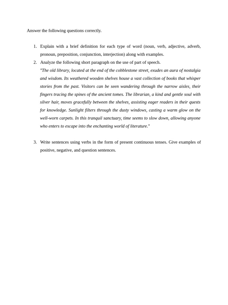 Task 1 Structure 1 | PDF