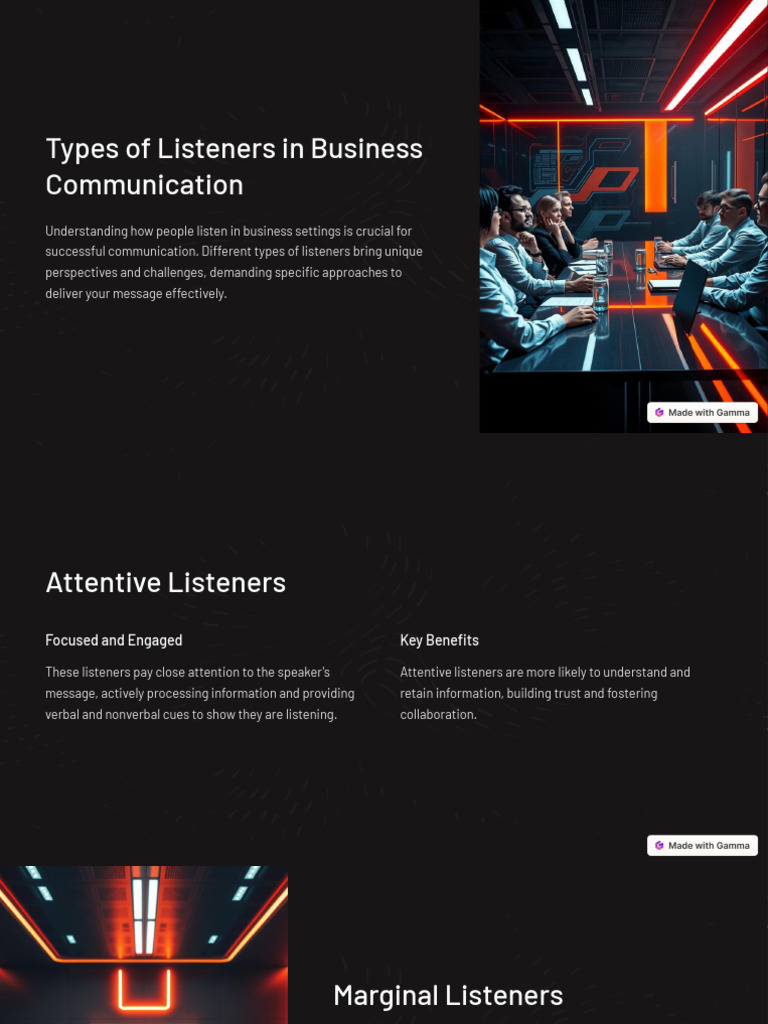 Types of Listeners in Business Communication | PDF | Empathy ...