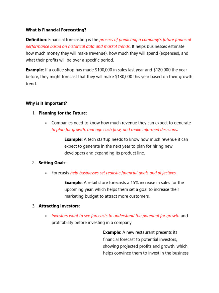 What Is Financial Forecasting | PDF | Forecasting | Regression Analysis