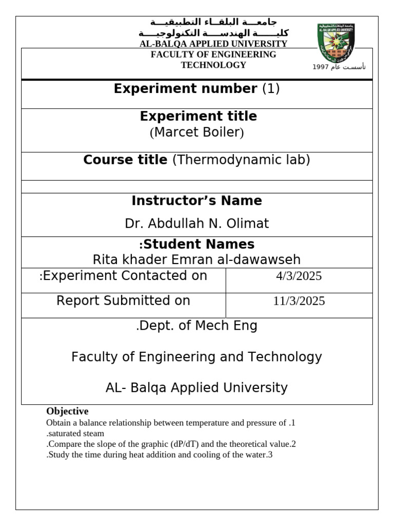 Marcet Boiler | PDF | Temperature | Steam