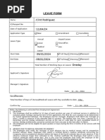 Annual Leave Record - 2025 | PDF