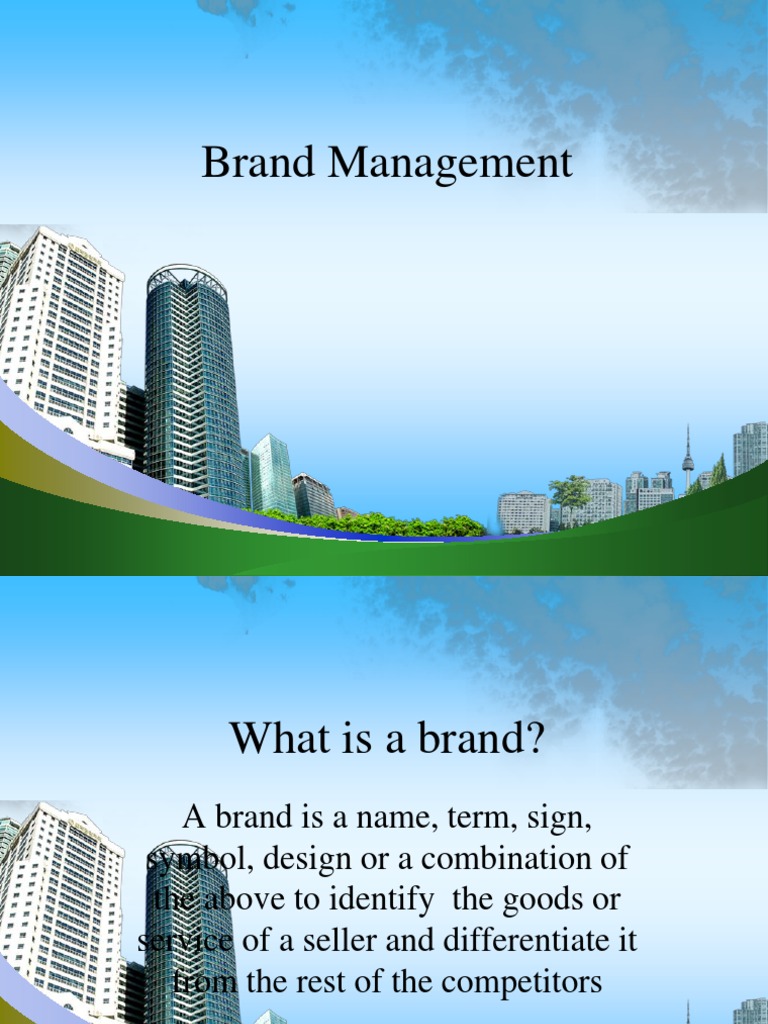 Brand Management Ppt | Brand Management | Brand