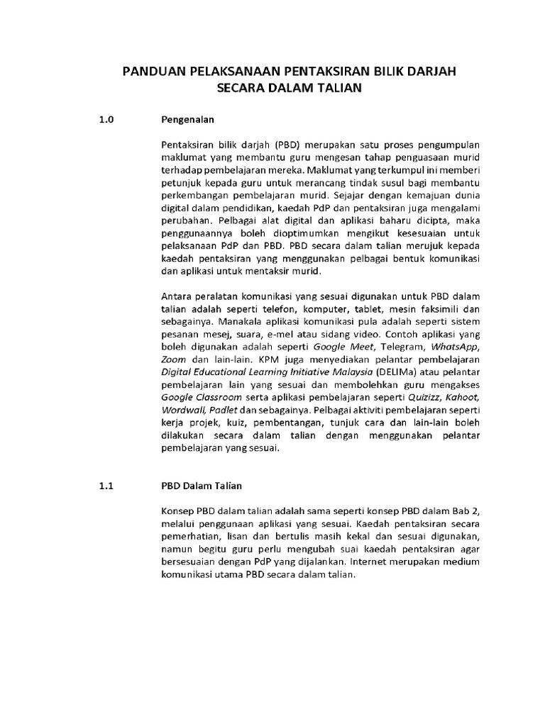 1 9 Panduan PBD | PDF
