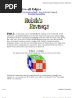 How To Solve A 4x4 Rubik's Cube (Complete Guide) | PDF | Teaching ...