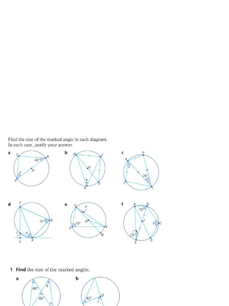 Circles Worksheet | PDF