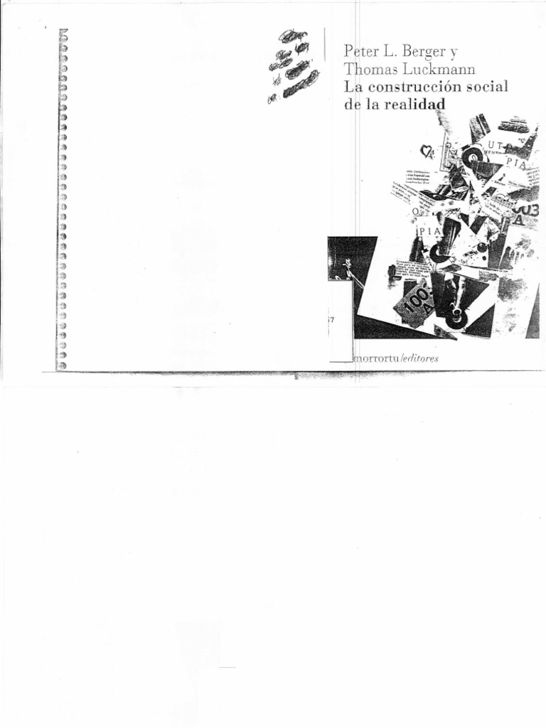 Peter L Berger y Thomas Luckmann - La Construccion Social de La ...