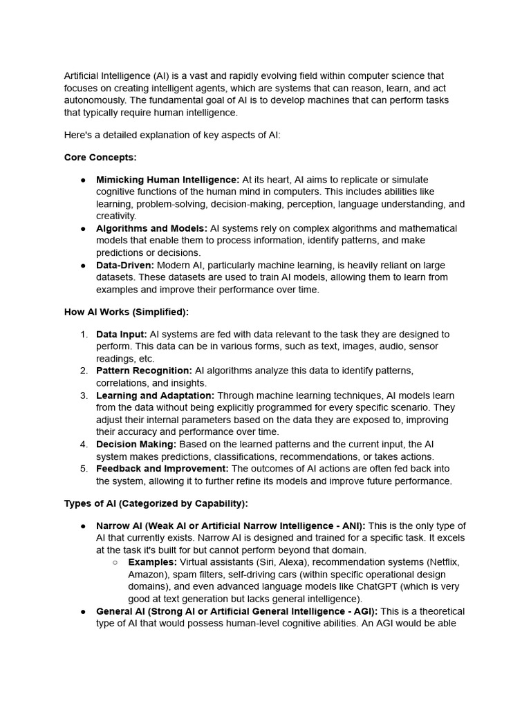 Artificial Intelligence Ai Pdf Artificial Intelligence