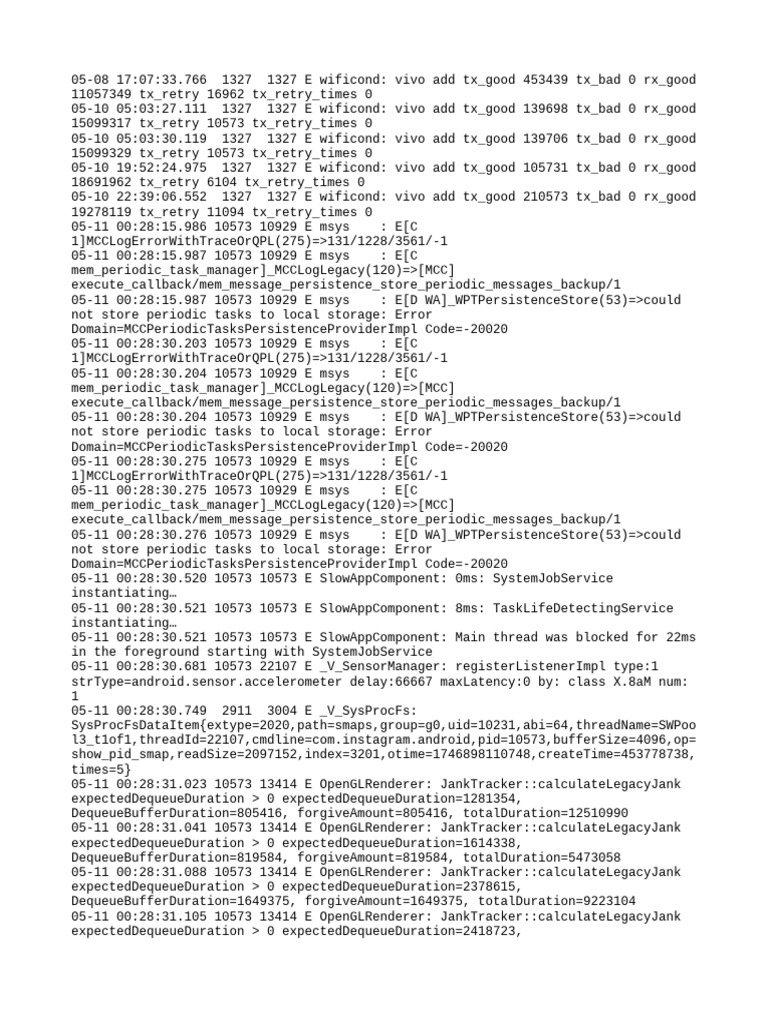 Log | PDF | Software Engineering | Computing Platforms