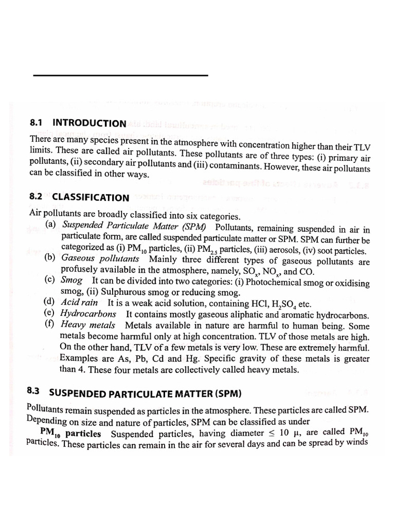 Air Pollutants1 | PDF