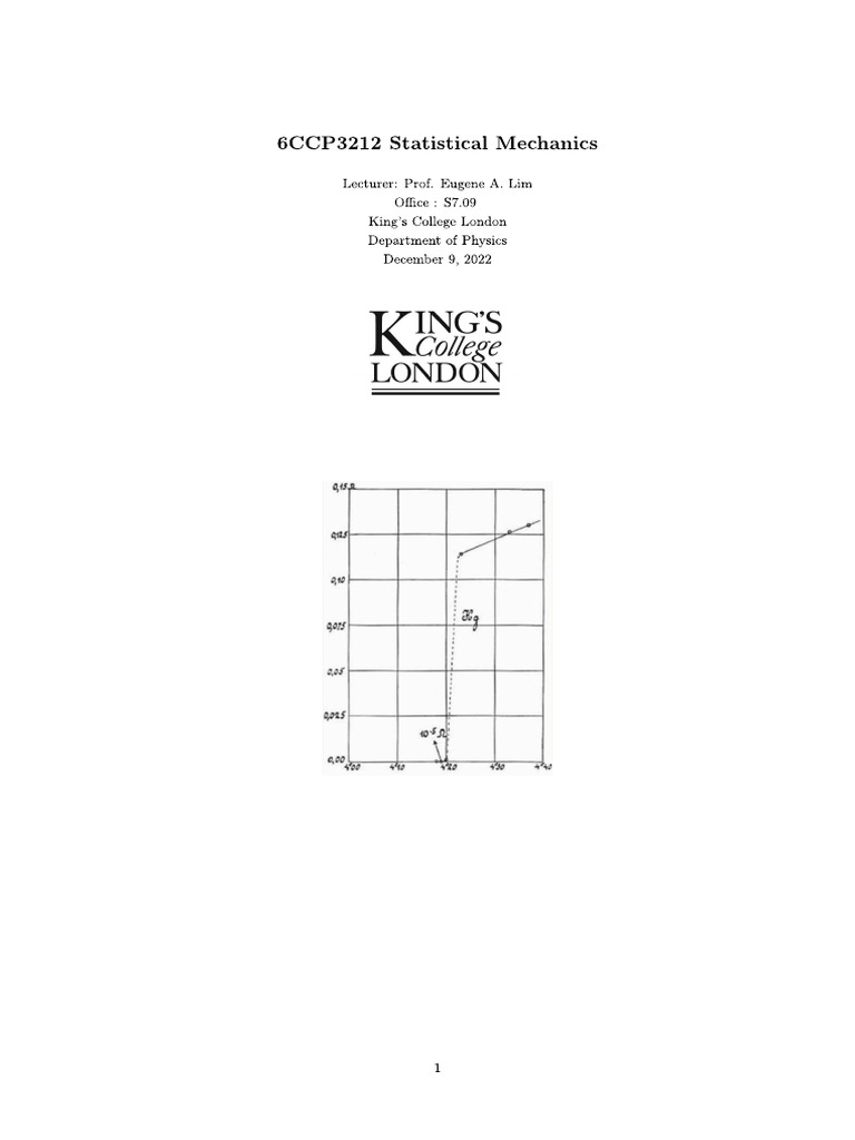 Lecture Notes - Eugene Lim | PDF
