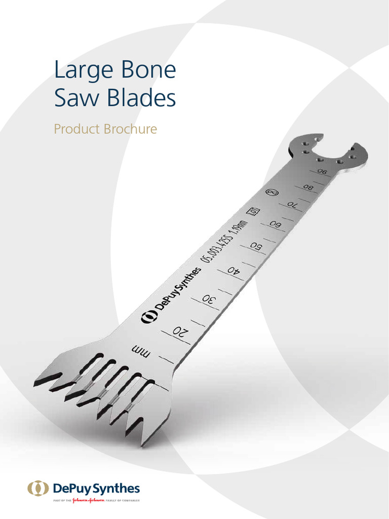 Synthes Large Bone Saw Blades | PDF | Manufactured Goods