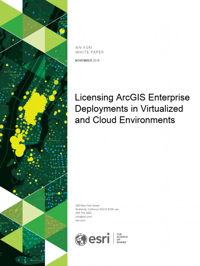 Licensing Arcgis Enterprise Deployments in Virtualized and Cloud ...