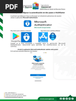 Microsoft Authenticator - Instrucciones de Registro | PDF | Código QR ...