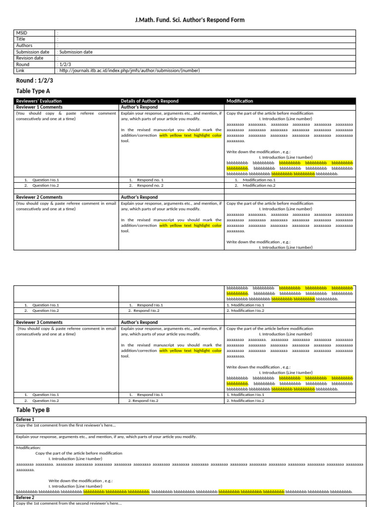 Author Response to Reviewers' Comments | PDF