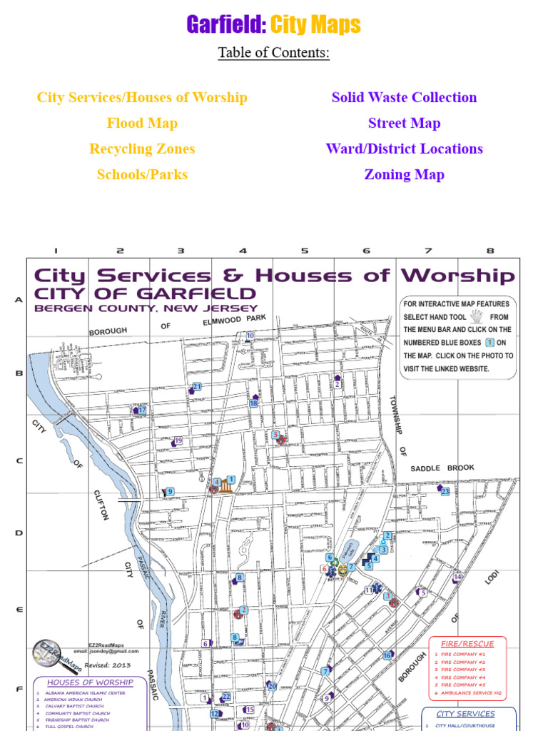 Garfield City Maps and Services Guide | PDF