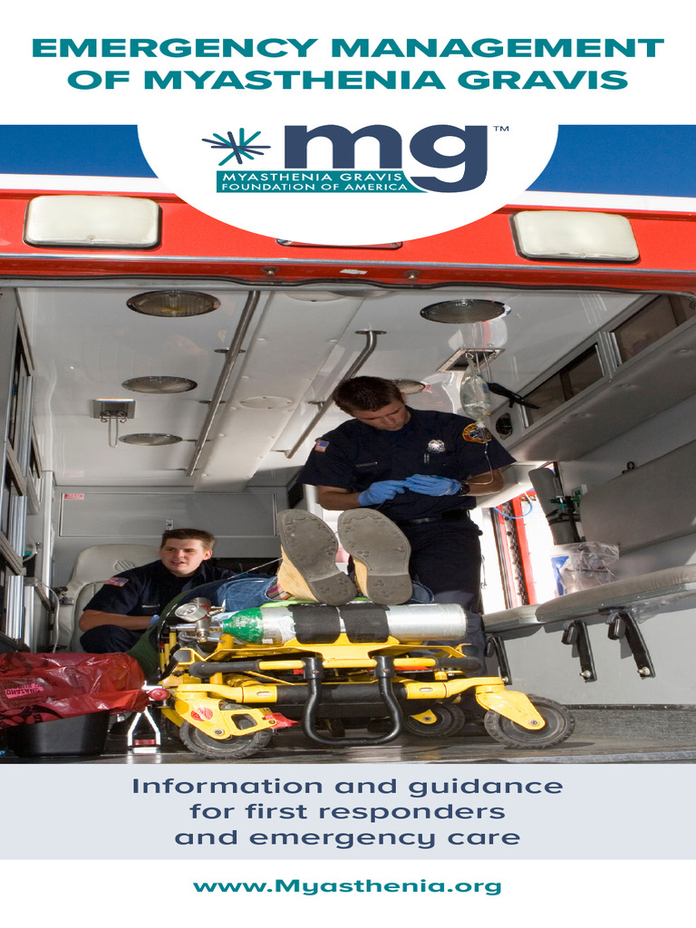 MGFA Brochure Emergency MGT First Responders | PDF | Human Diseases And ...