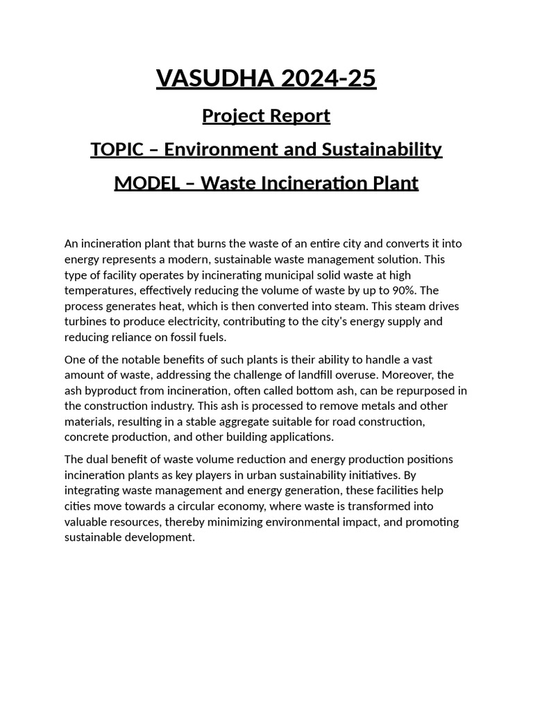 Vasudha Project Report 1 | PDF