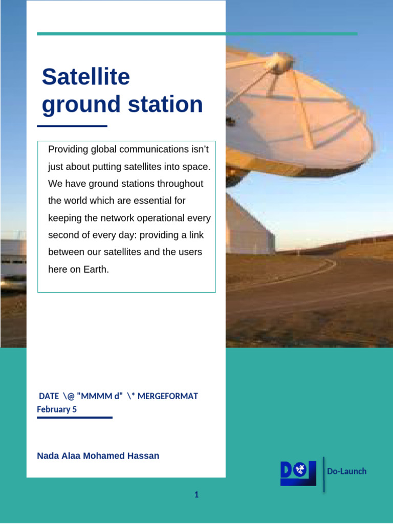 Satellite Ground Station Overview | PDF | Antenna (Radio) | Modulation