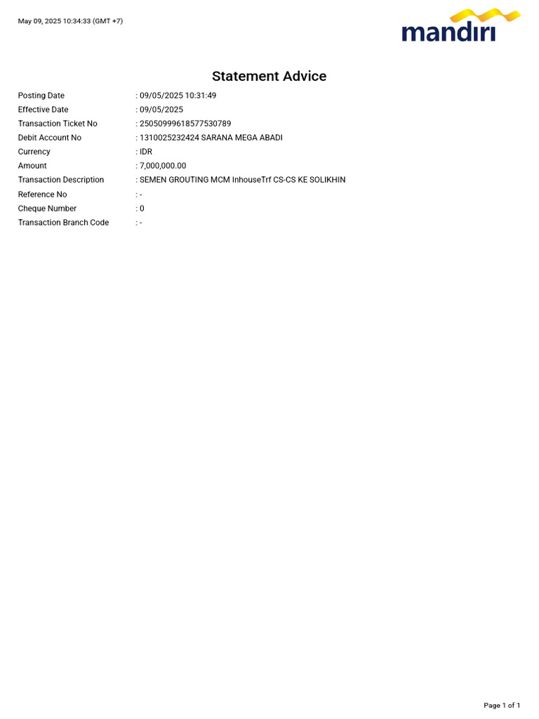 Account Statement | PDF
