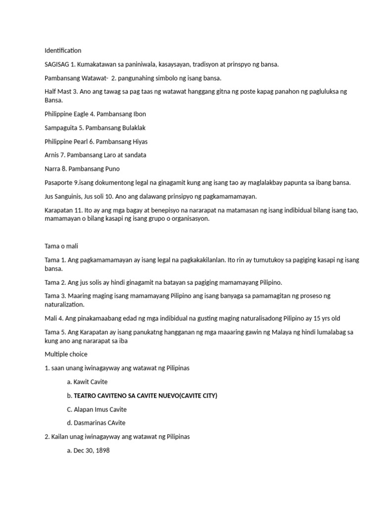 AP 4th Grading Exam | PDF