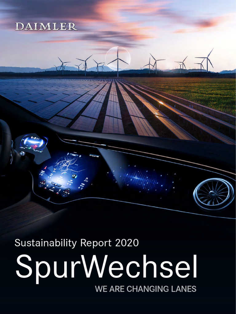 2020 Daimler Sustainability Report 2020 | PDF | Climate Change ...