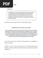 Anti-Online Child Exploitation Act | PDF | Internet | Crimes