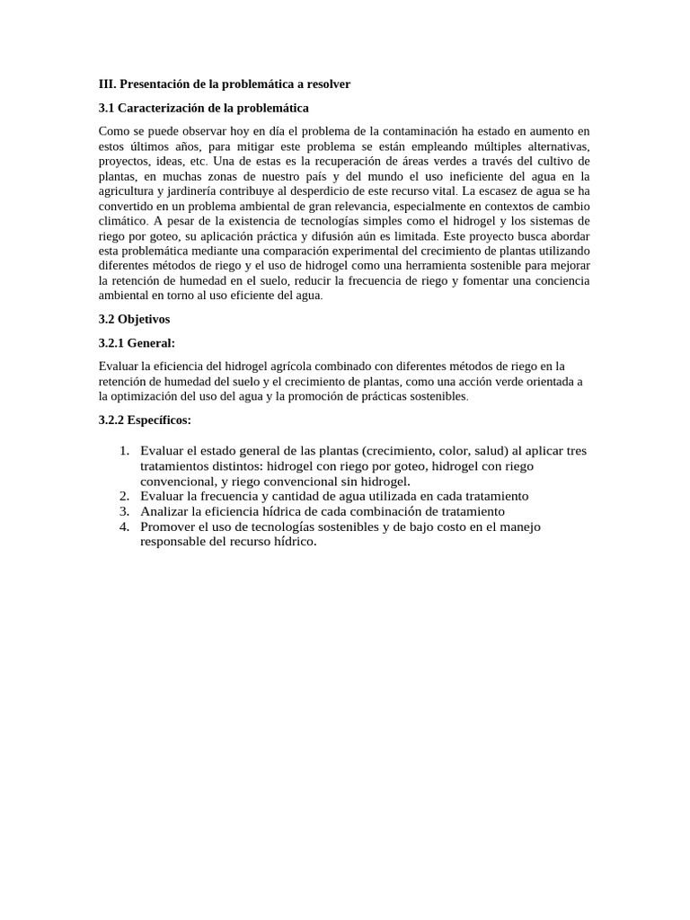 Presentacion de La Problematica A Resolver | PDF