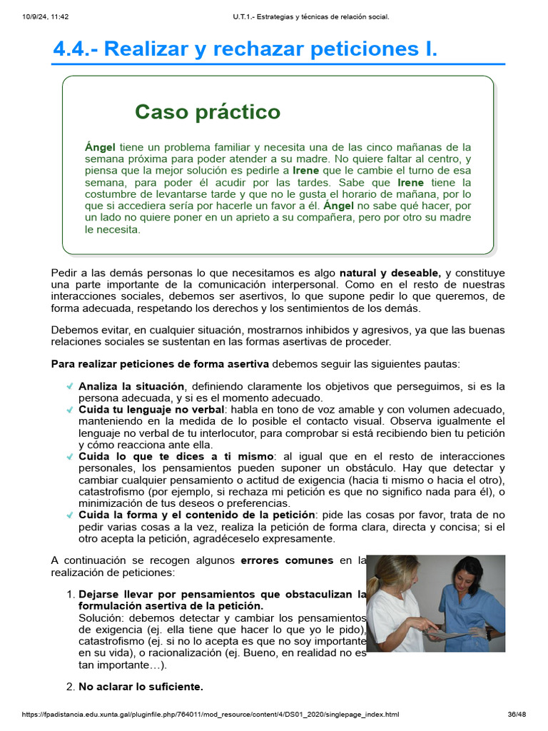 Tema 1 - Material Complementario HHSS | PDF | Comportamiento | Comunicación no verbal