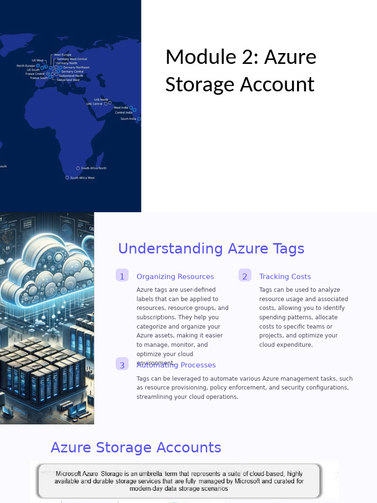 Module 2 - Microsoft Azure Storage Account | PDF | Cloud Computing | Microsoft Azure