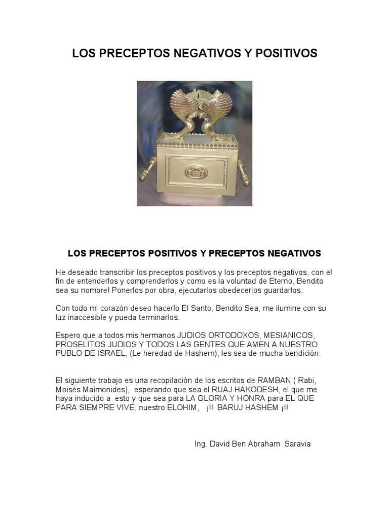 Los Preceptos 613 | PDF | Maimónides | Fe