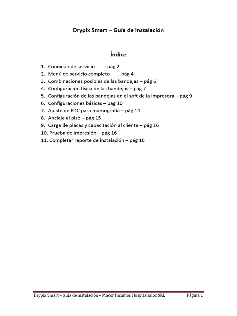 Guía de Instalación Drypix Smart | PDF | Impresora (Computación ...