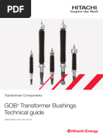 1 - HV Bushing - GOM - Technical Guide - ABB | PDF | Transformer | Insulator (Electricity)