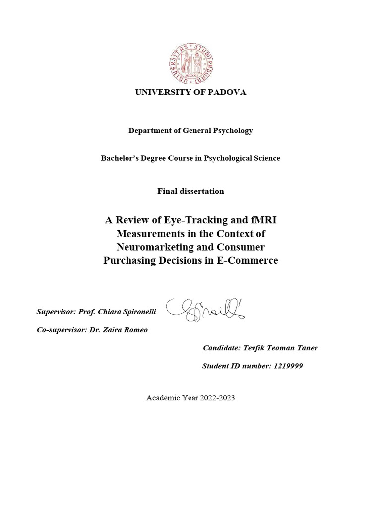 Neuromarketing Insights: Eye-Tracking & fMRI | PDF | Functional ...