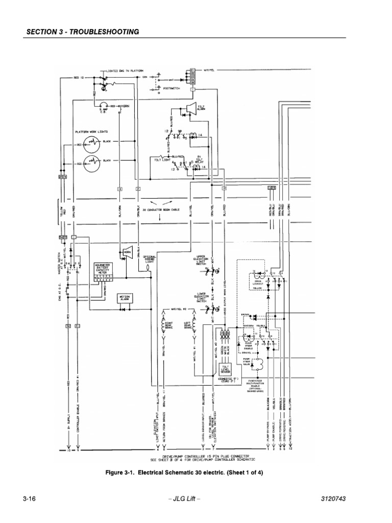 Wiring Diagram 45electric JLG | PDF