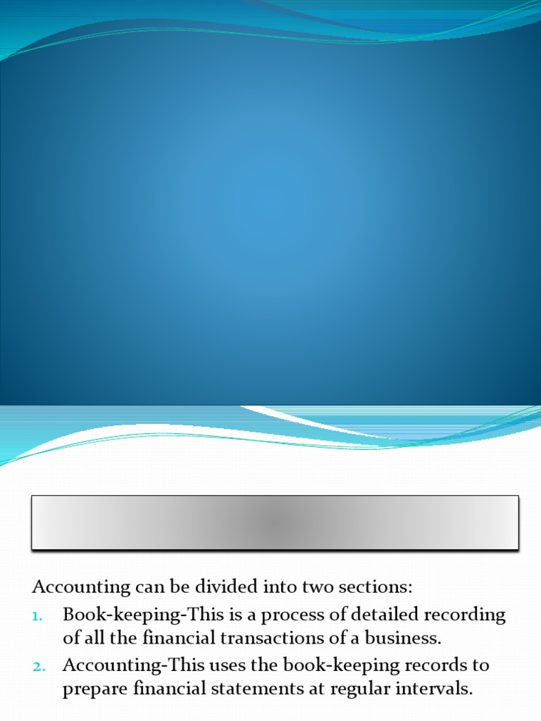Introduction to Accounting Concepts | PDF | Balance Sheet | Bookkeeping