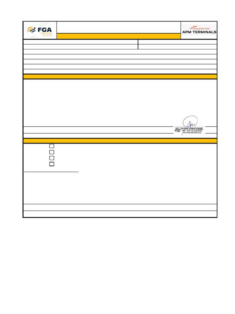 Fga-Apm-Qa-Sub-005 - Cemento R0 | PDF