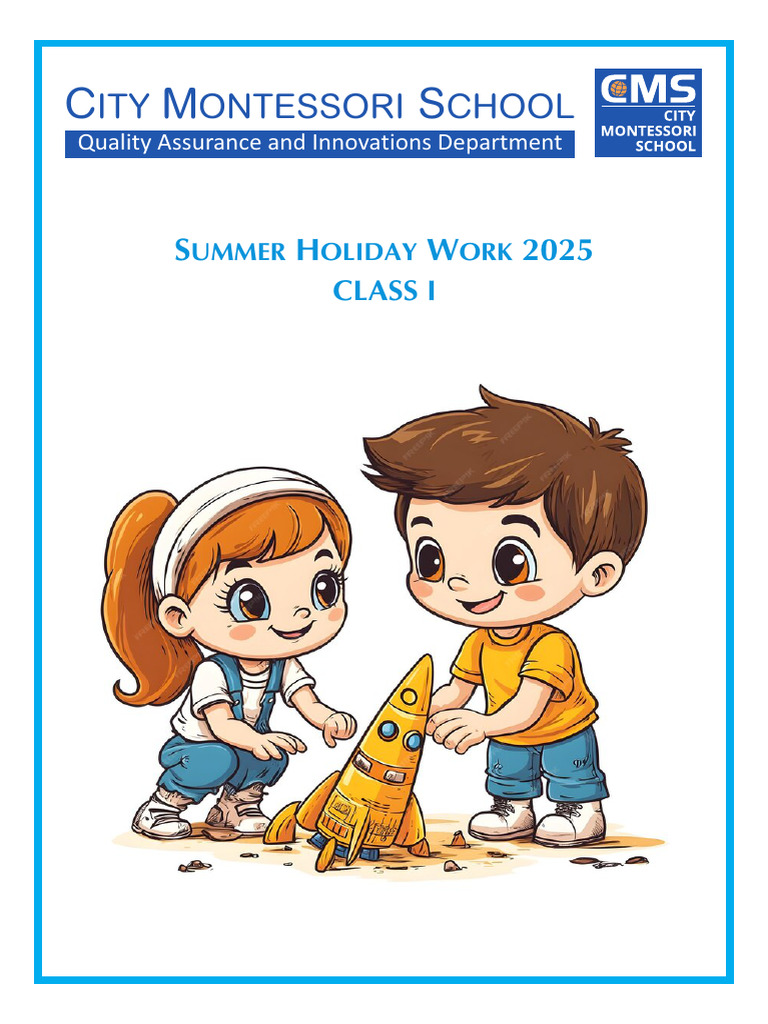 Holiday Homework - Class I - 2025 | PDF | Planets | Solar System