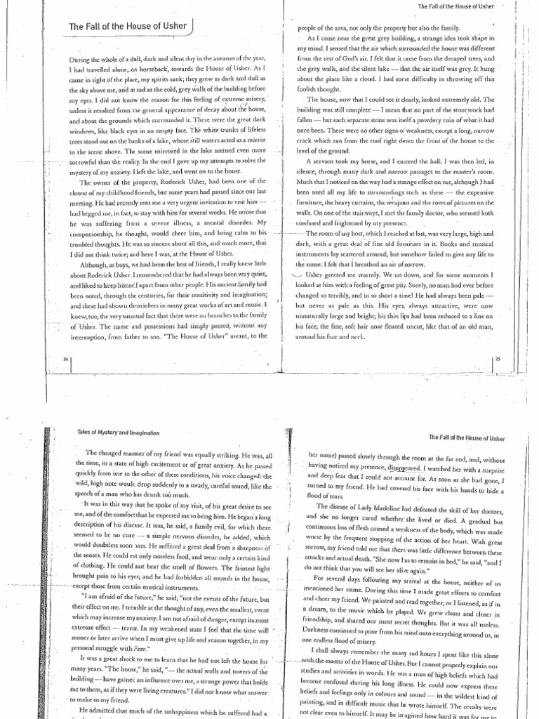 The Fall of The House of Usher | PDF