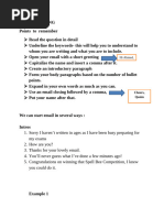 Informal Email Writing Guide for IGCSE | PDF | English Language ...