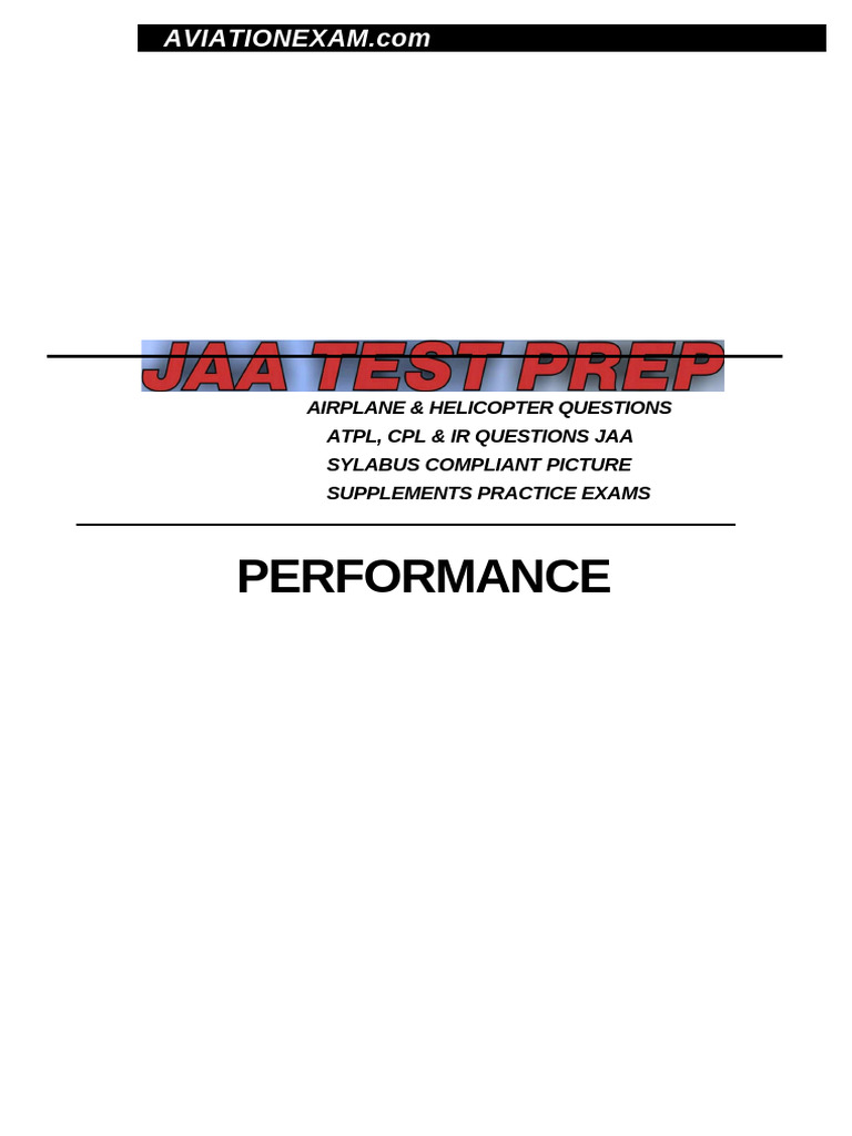 JAA ATPL, CPL & IR Exam Prep Guide | PDF | Airspeed | Altitude