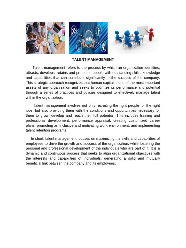 Talent Management | PDF