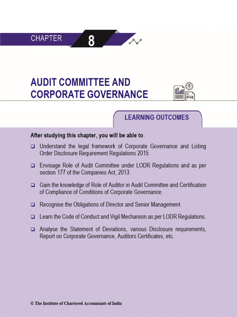 Audit Committee & Corporate Governance | PDF | Audit Committee | Audit