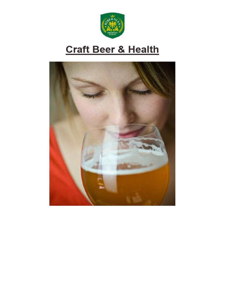 Craft Beer: Health Benefits & Risks | PDF | Alcoholism | Coronary ...