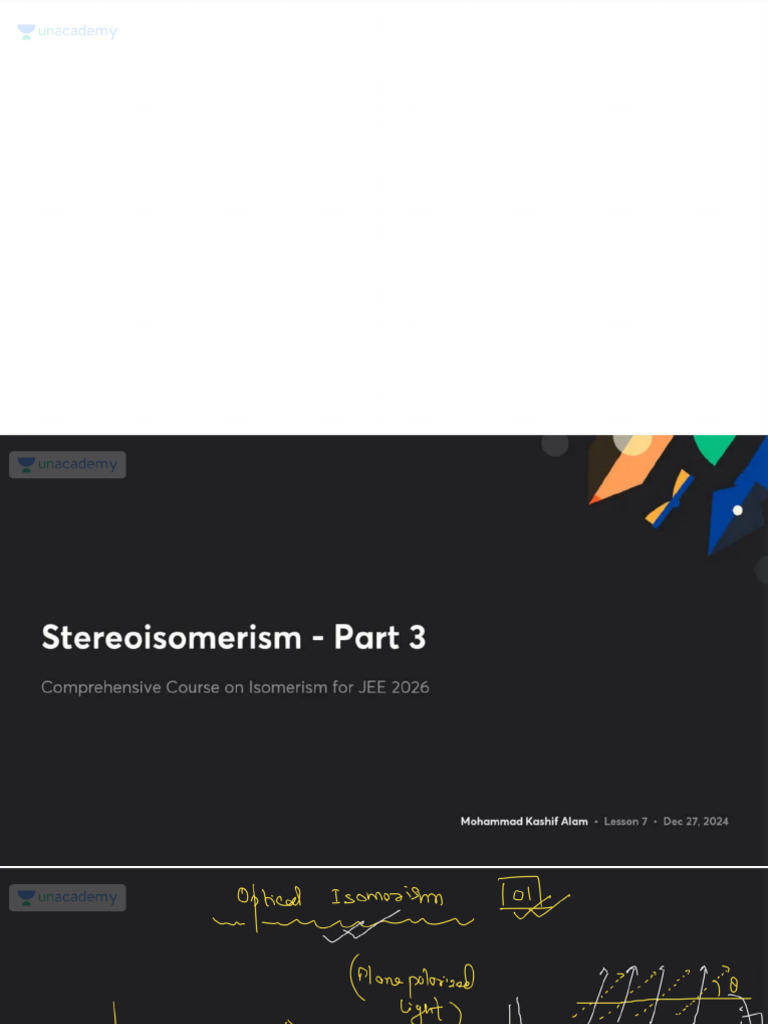 Stereoisomerism Part 3 With Anno | PDF