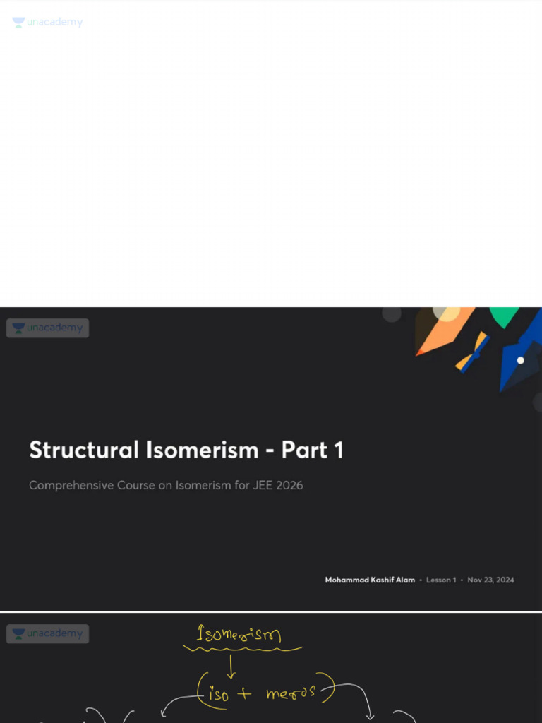 Structural Isomerism Part 1 With Anno | PDF