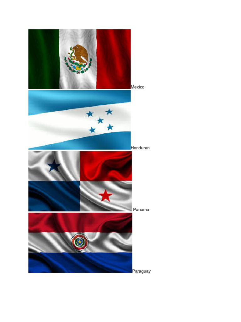 Spanish-Speaking Country Flags | PDF