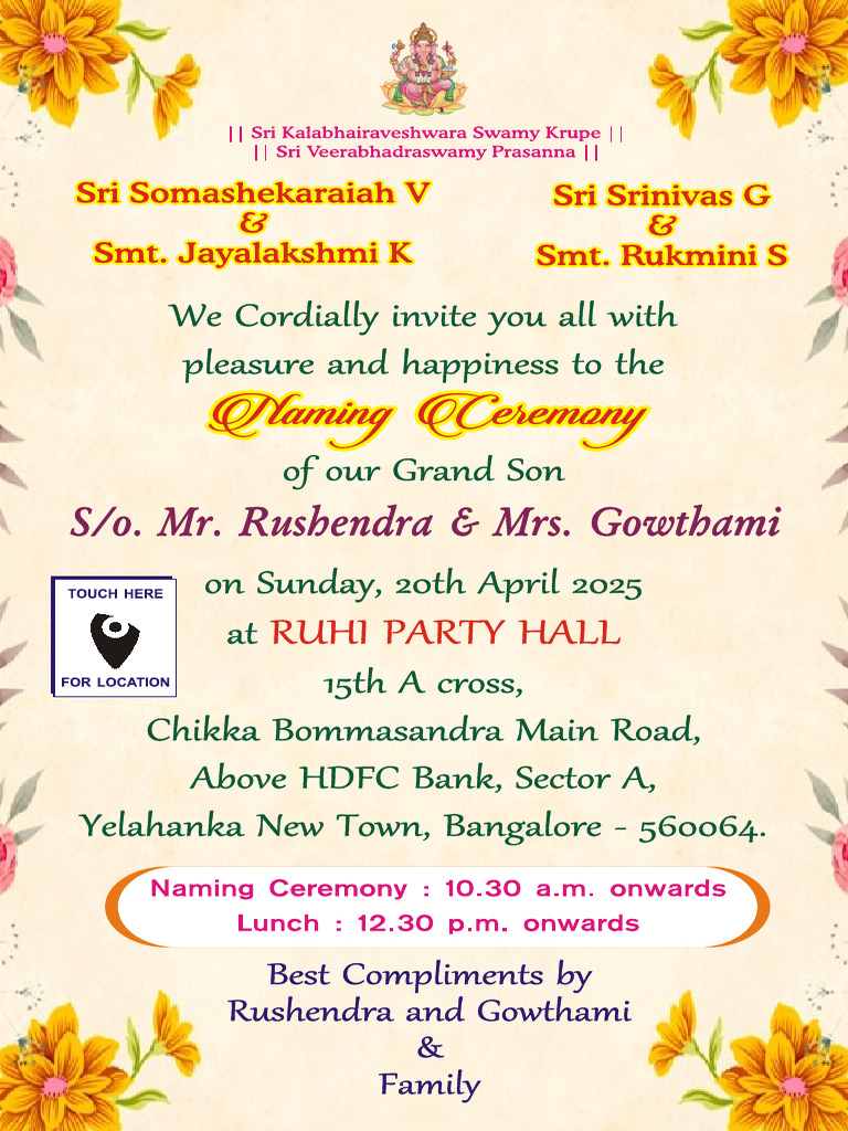 Naming_Ceremony_Invitation_Final | PDF