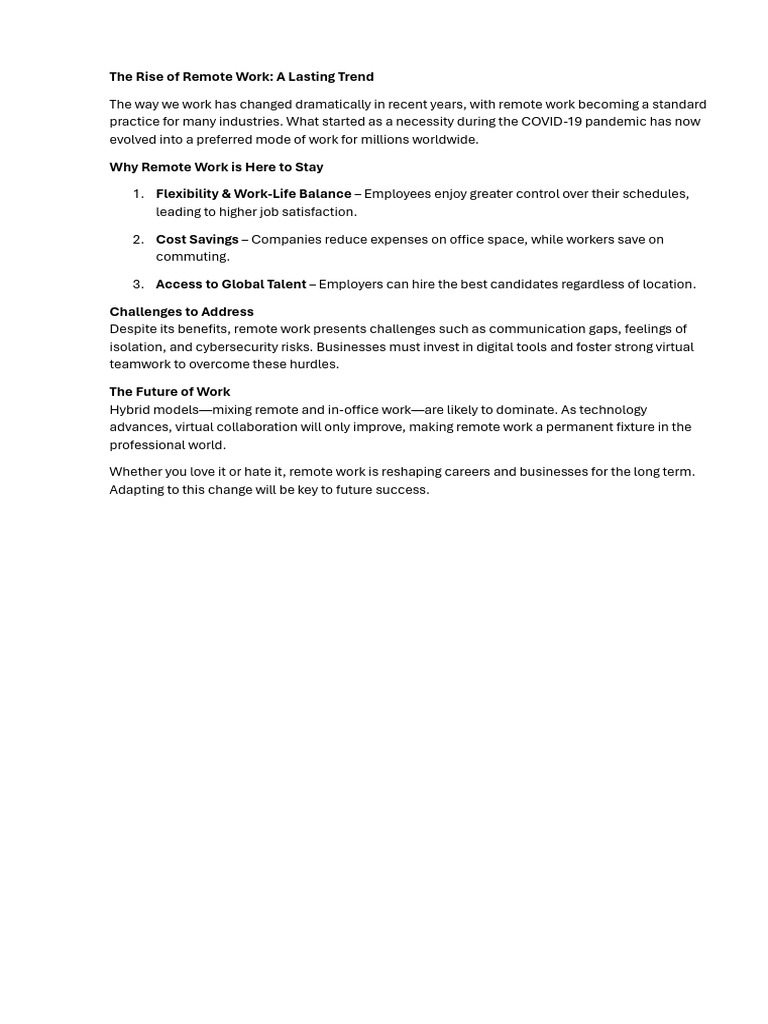 Good Work | PDF