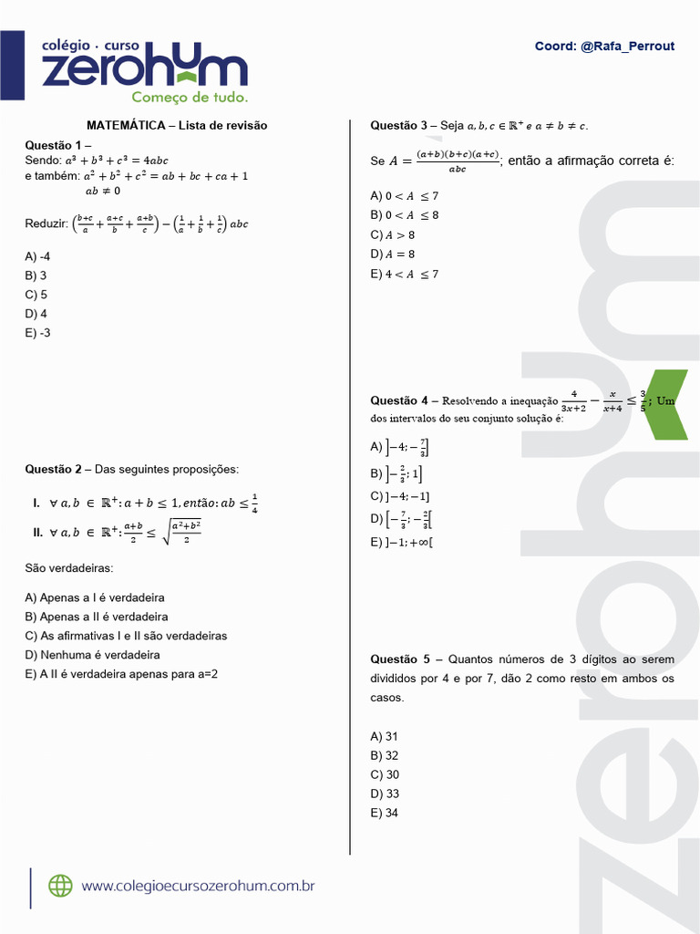CN-EPCAr - MAT - Lista 38 - 2025 (2) | PDF